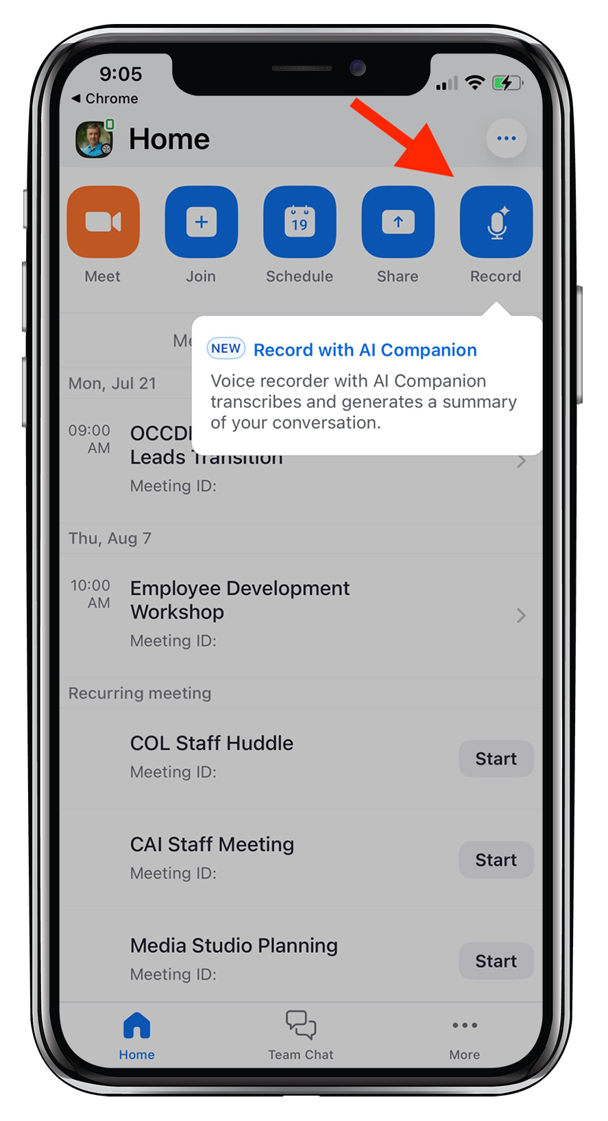 Zoom Voice Recorder with AI Companion | Center for Academic Innovation
